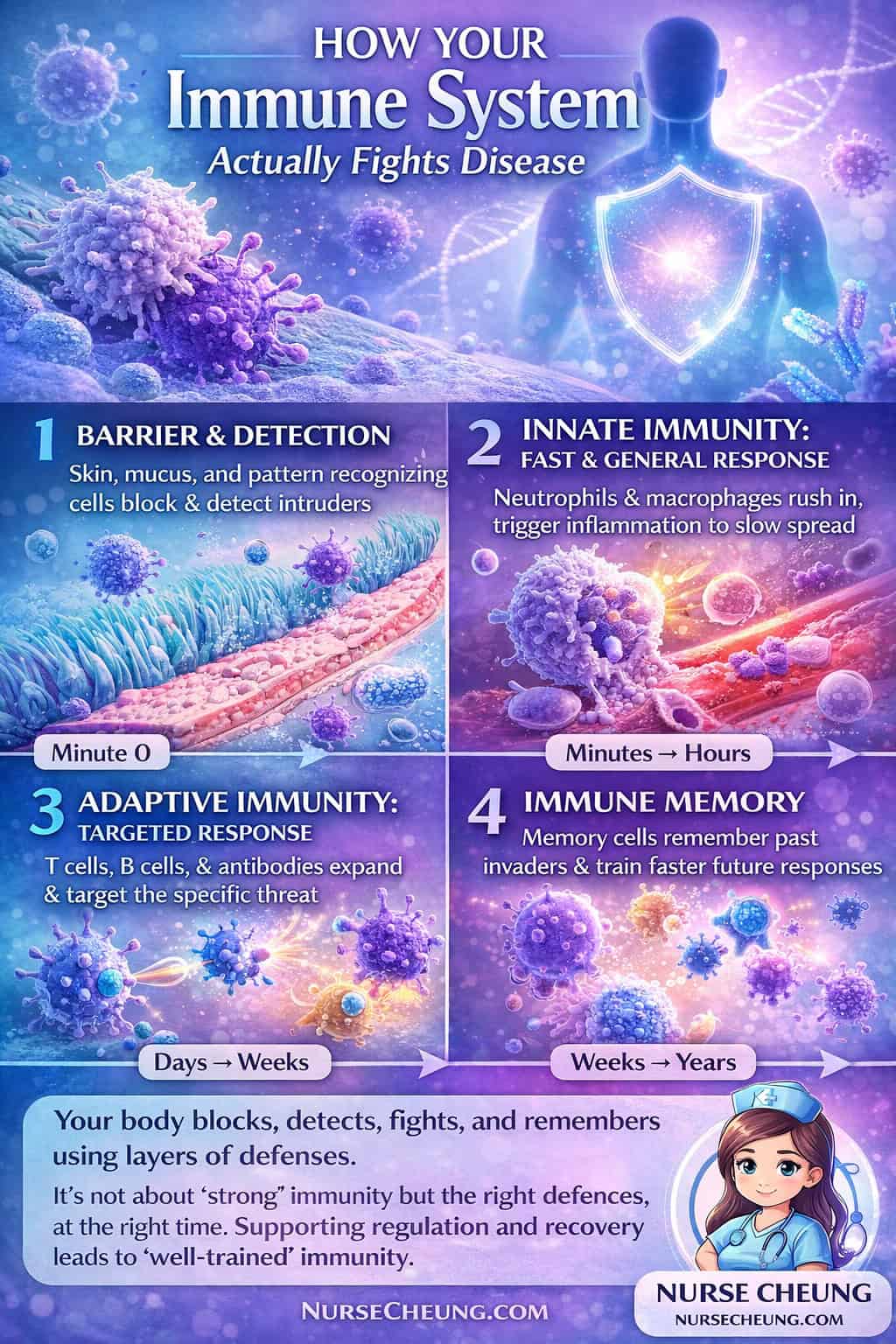 How Your Immune System Actually Fights Disease – NurseCheung.com